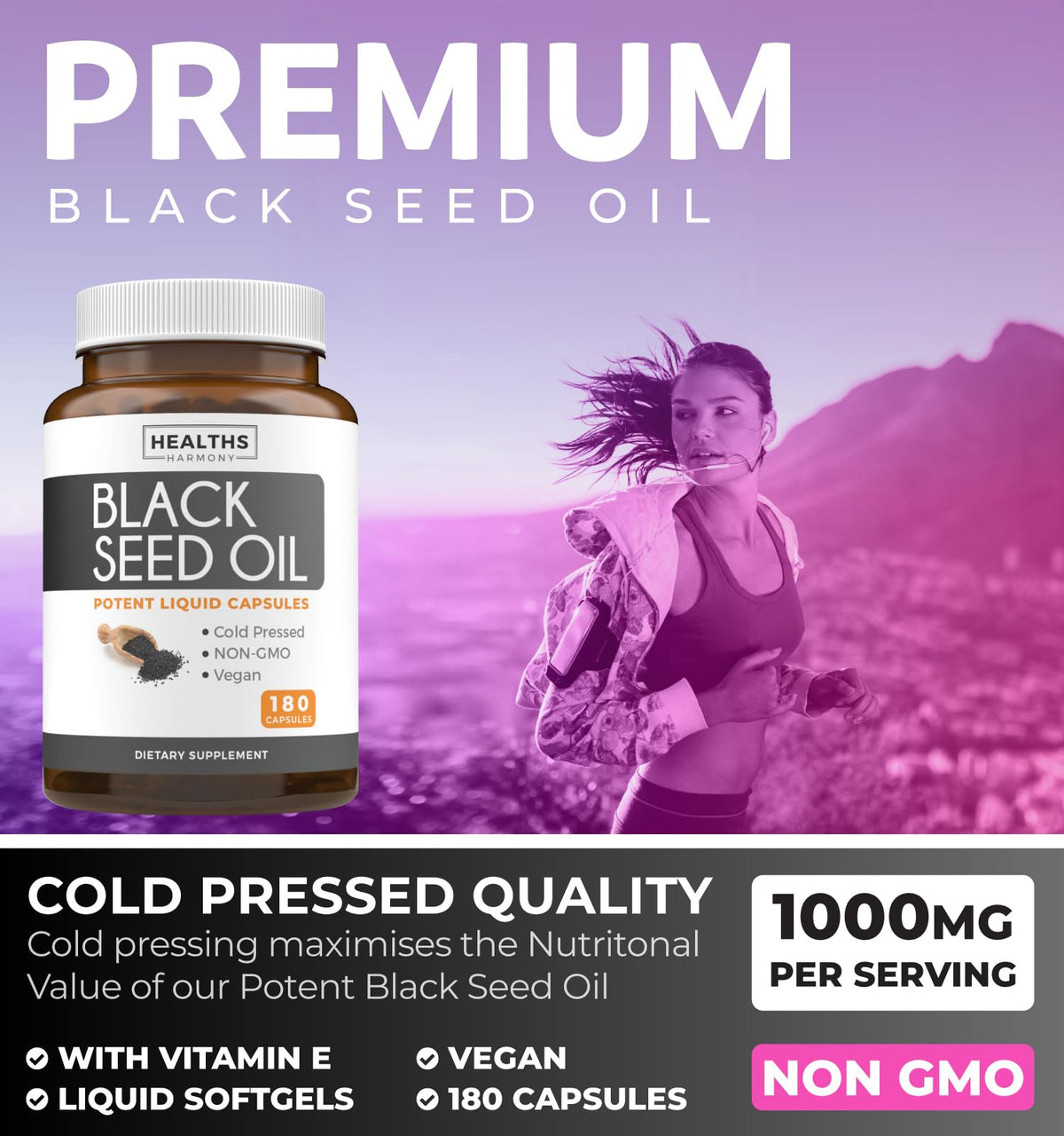 Natural energy boost capsules