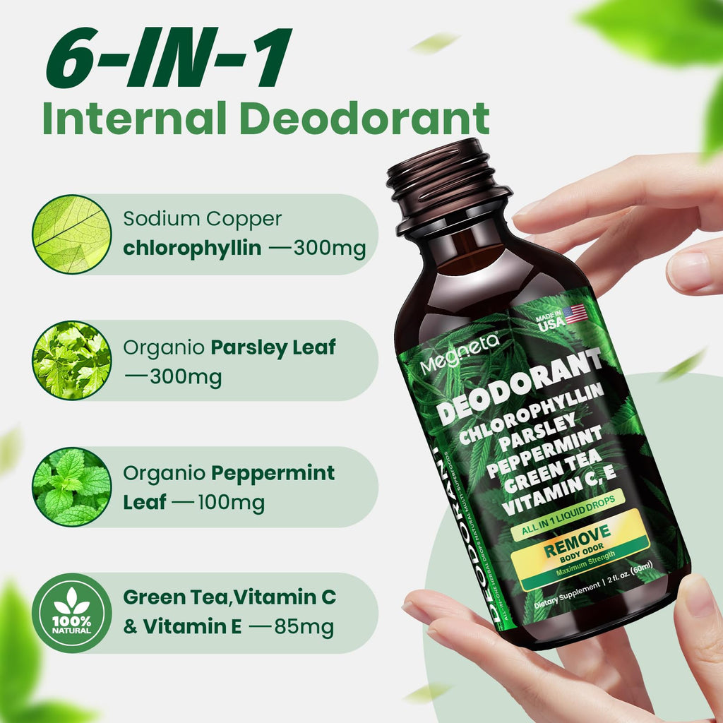 Natural energy boost chlorophyll drops