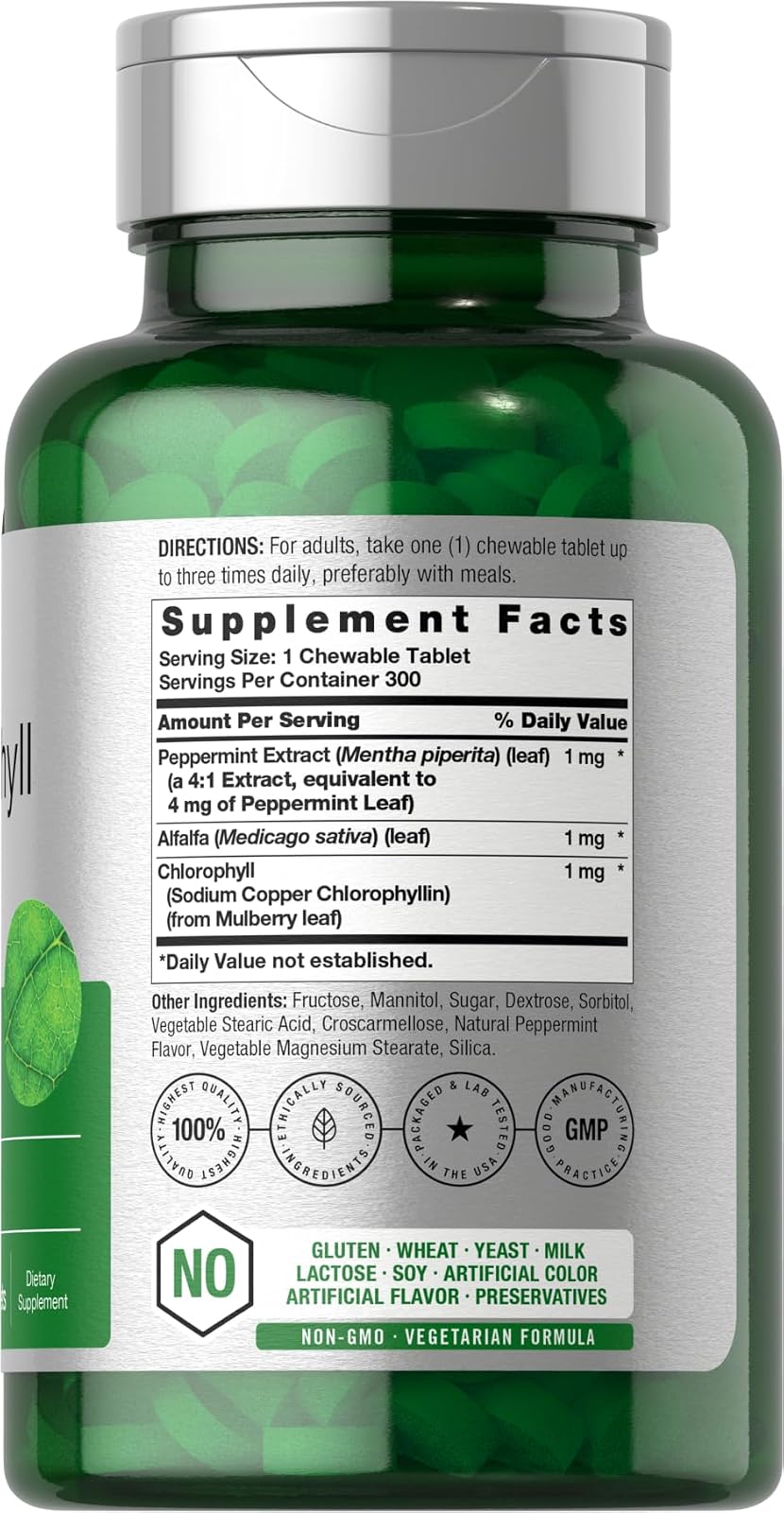 natural energy boost chlorophyll tablets