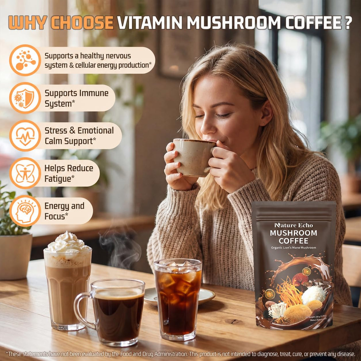natural energy boost coffee powder