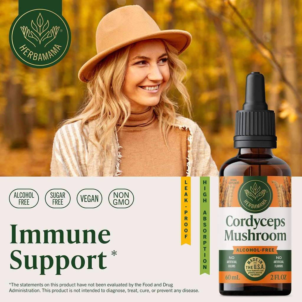 Natural energy boost Cordyceps tincture