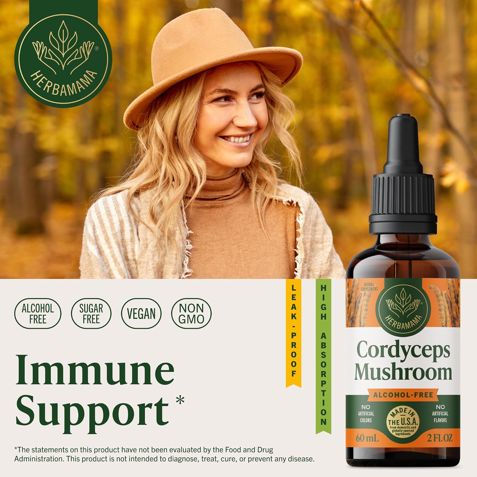 Natural energy boost Cordyceps tincture