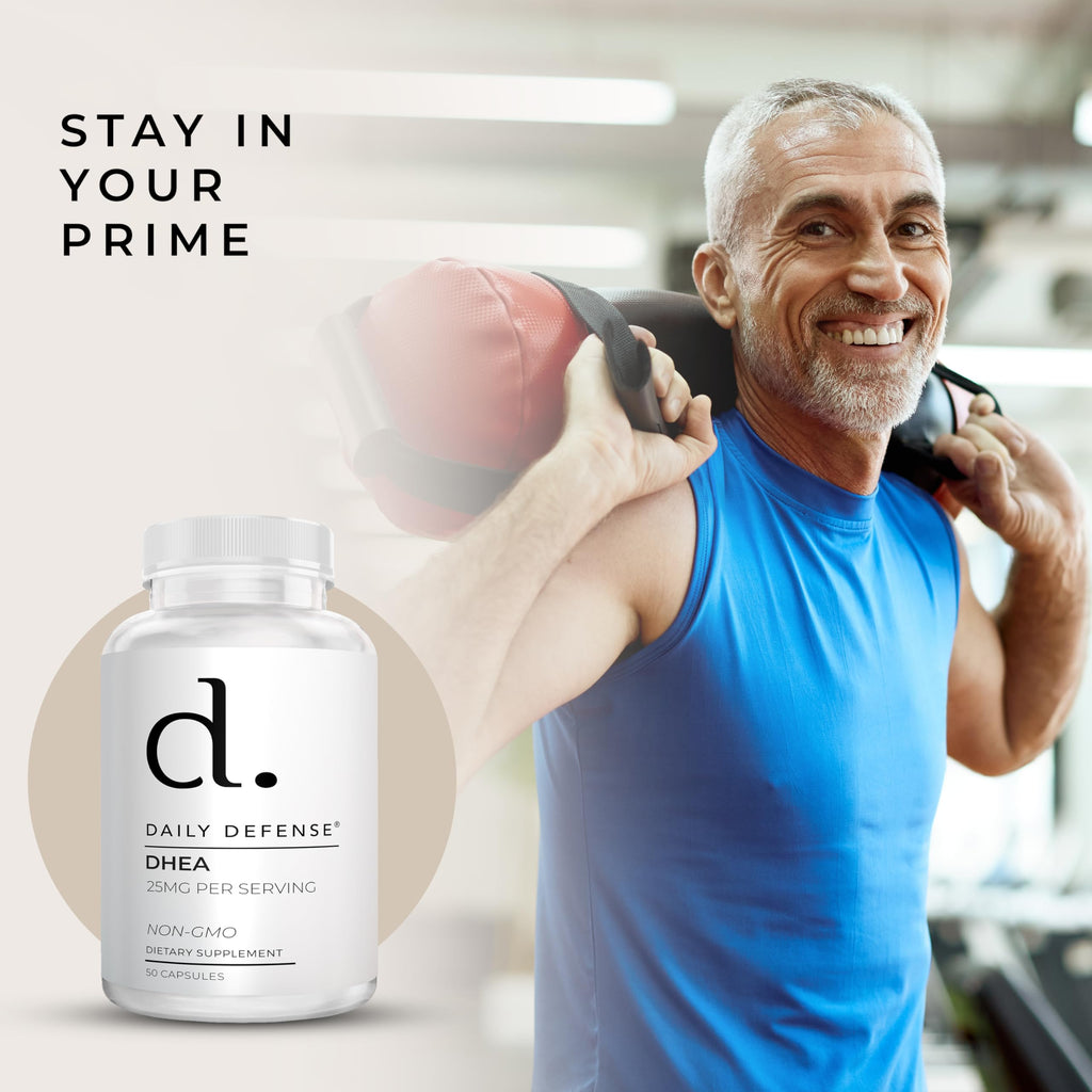 Natural energy boost DHEA capsules
