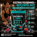 Natural energy boost electrolyte gummies