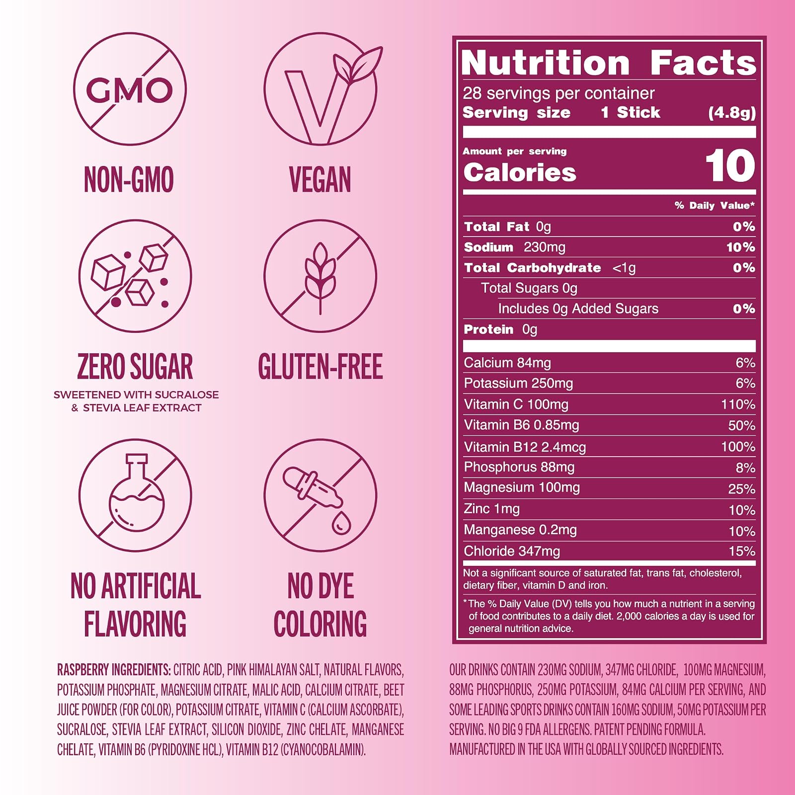 natural energy boost electrolyte mix