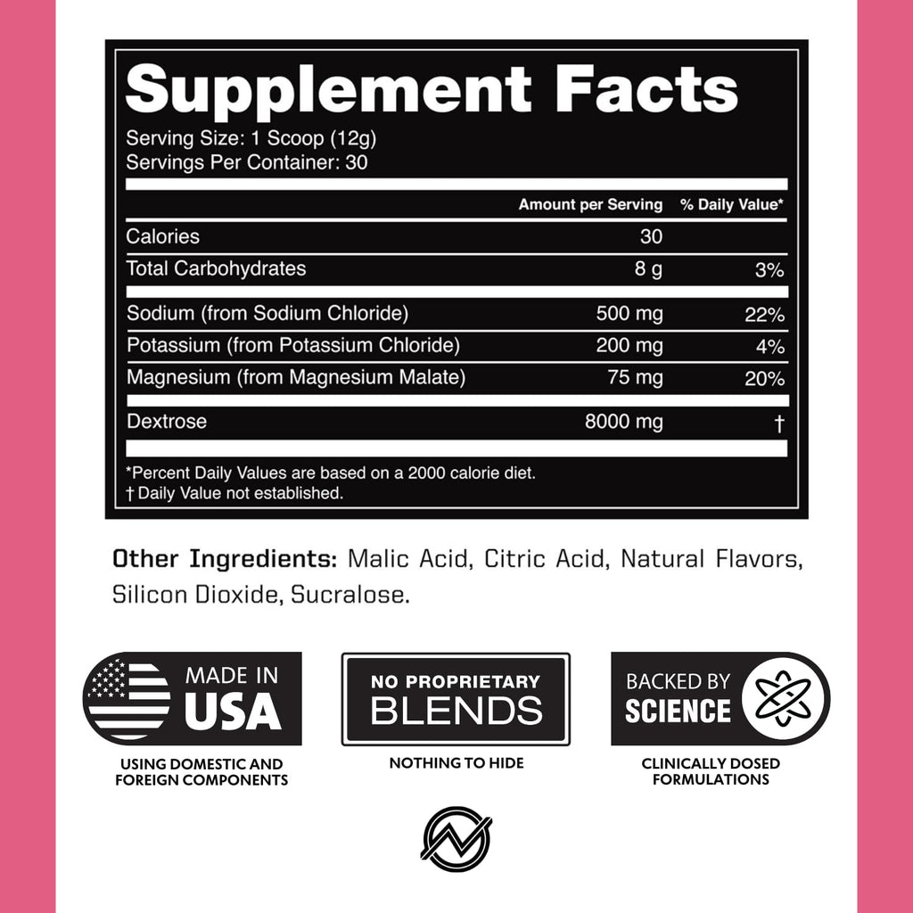 natural energy boost electrolytes powder