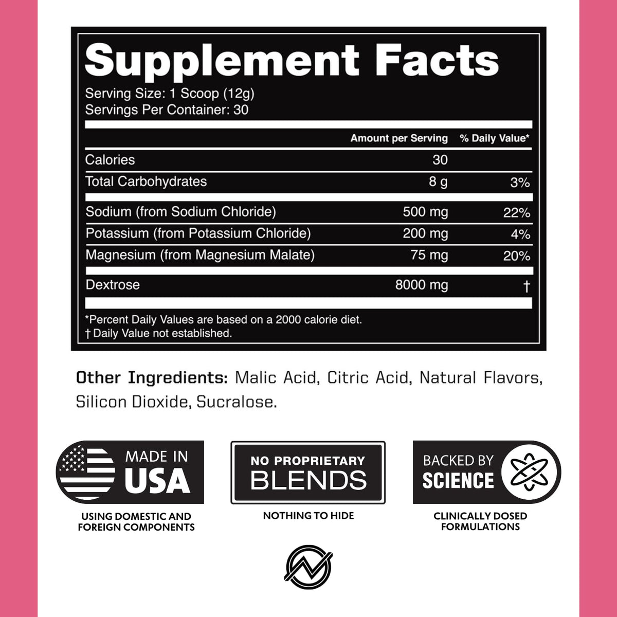 natural energy boost electrolytes powder