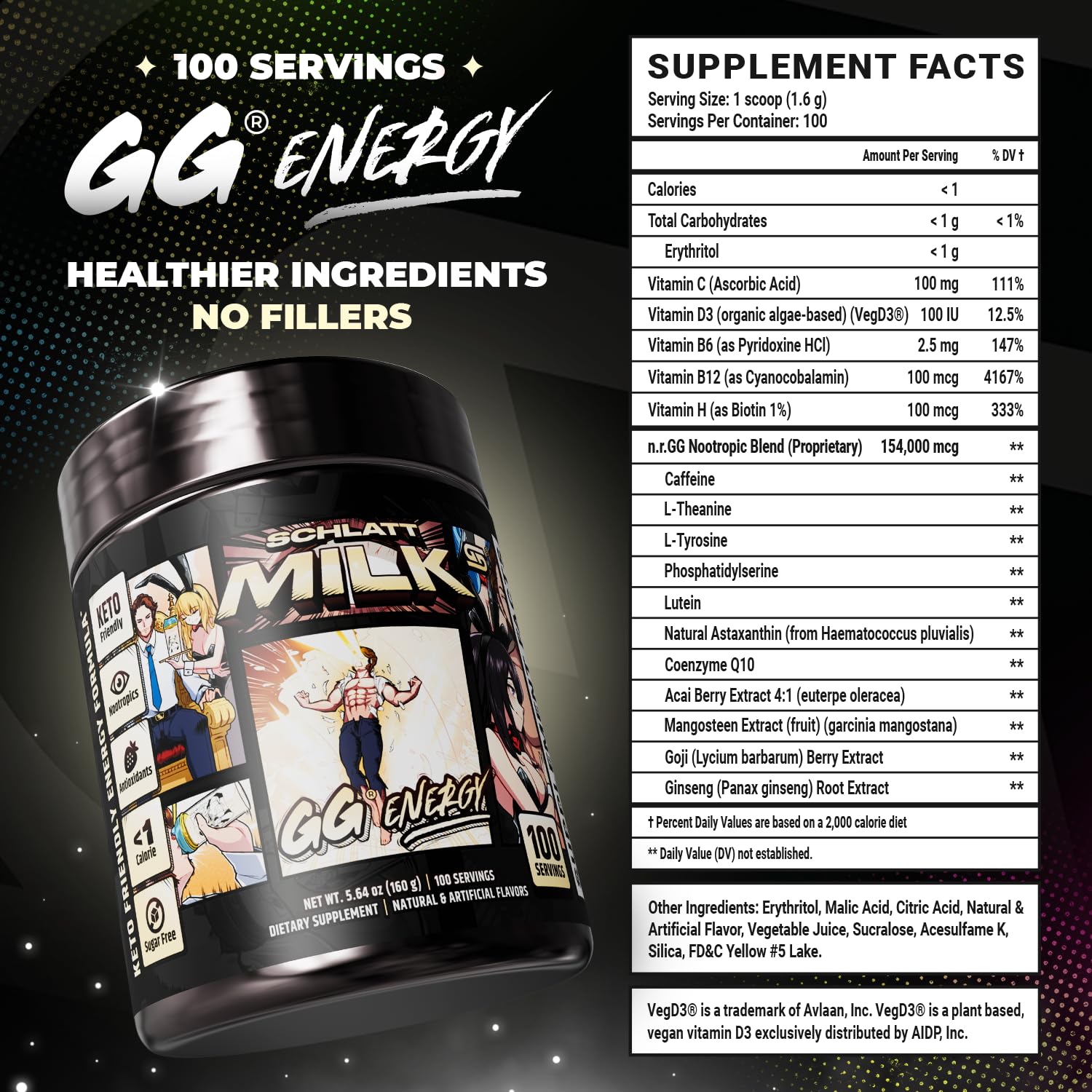 Natural energy boost for workouts