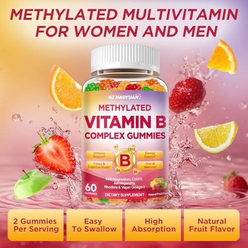 Natural energy boost from B complex gummies