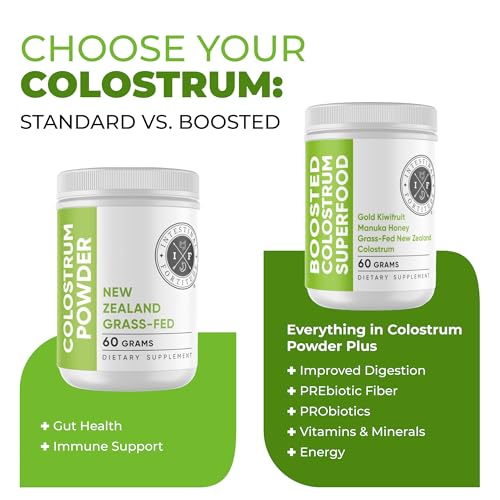 natural energy boost from colostrum powder