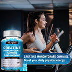 Natural energy boost from creatine gummies