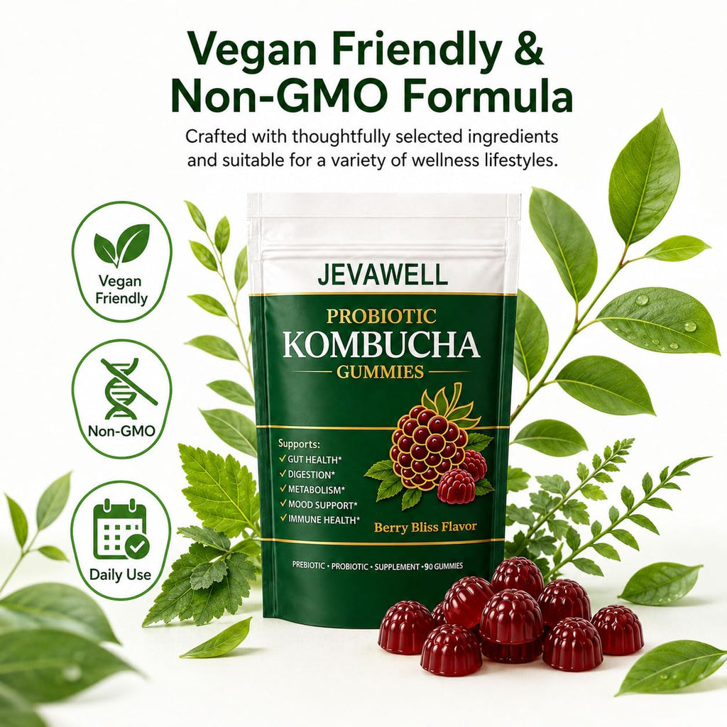 Natural energy boost from kombucha