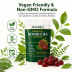 Natural energy boost from kombucha