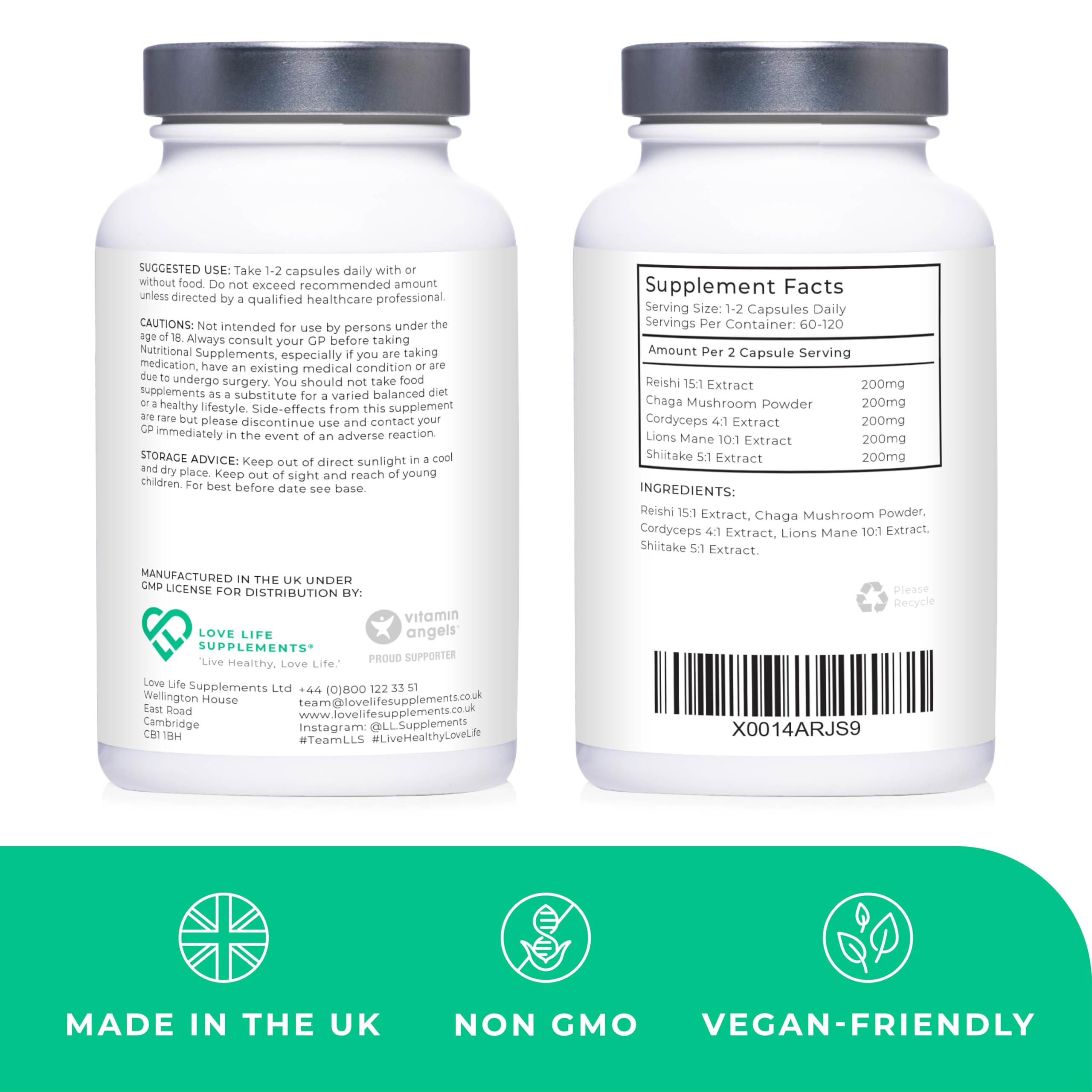 Natural energy boost from mushrooms