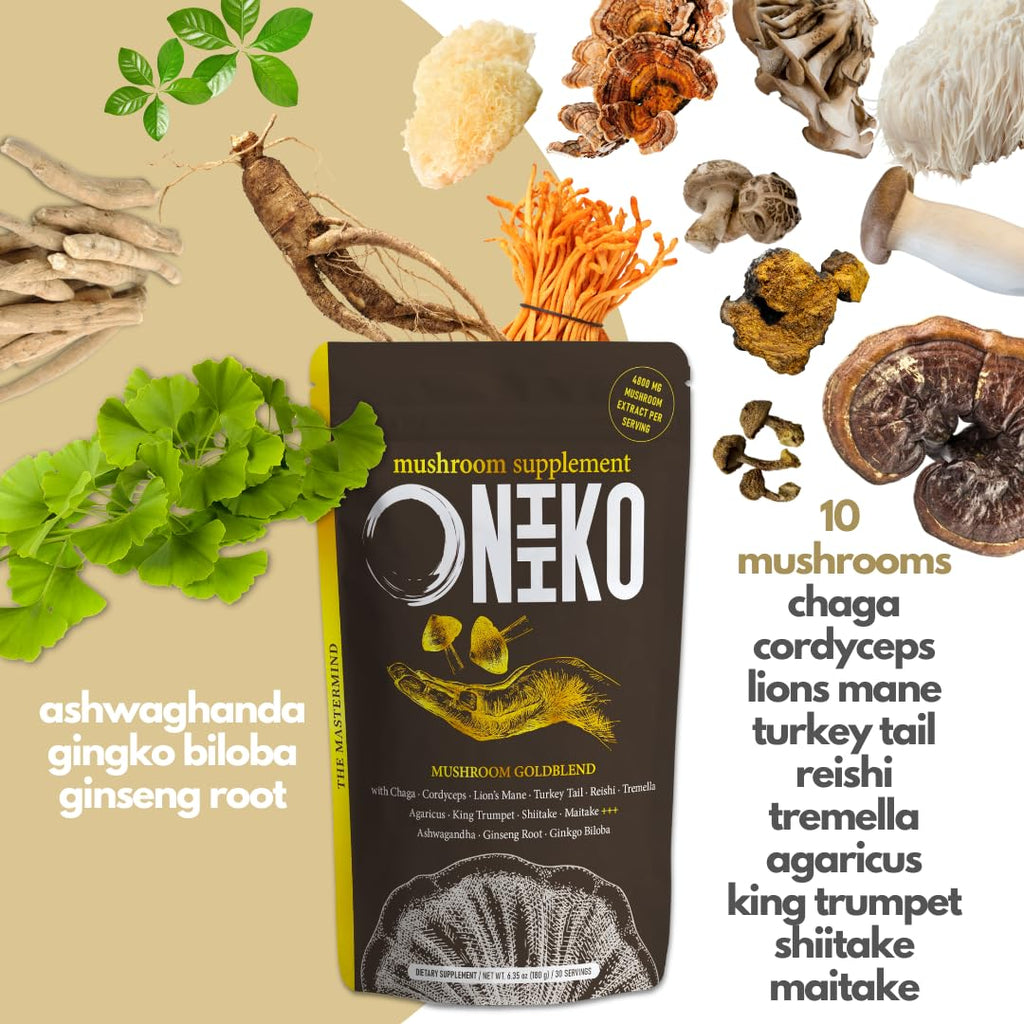 natural energy boost from mushrooms