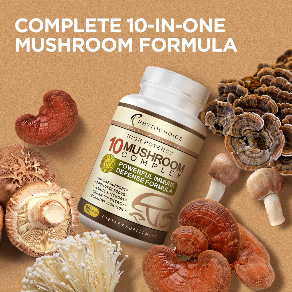 natural energy boost from mushrooms