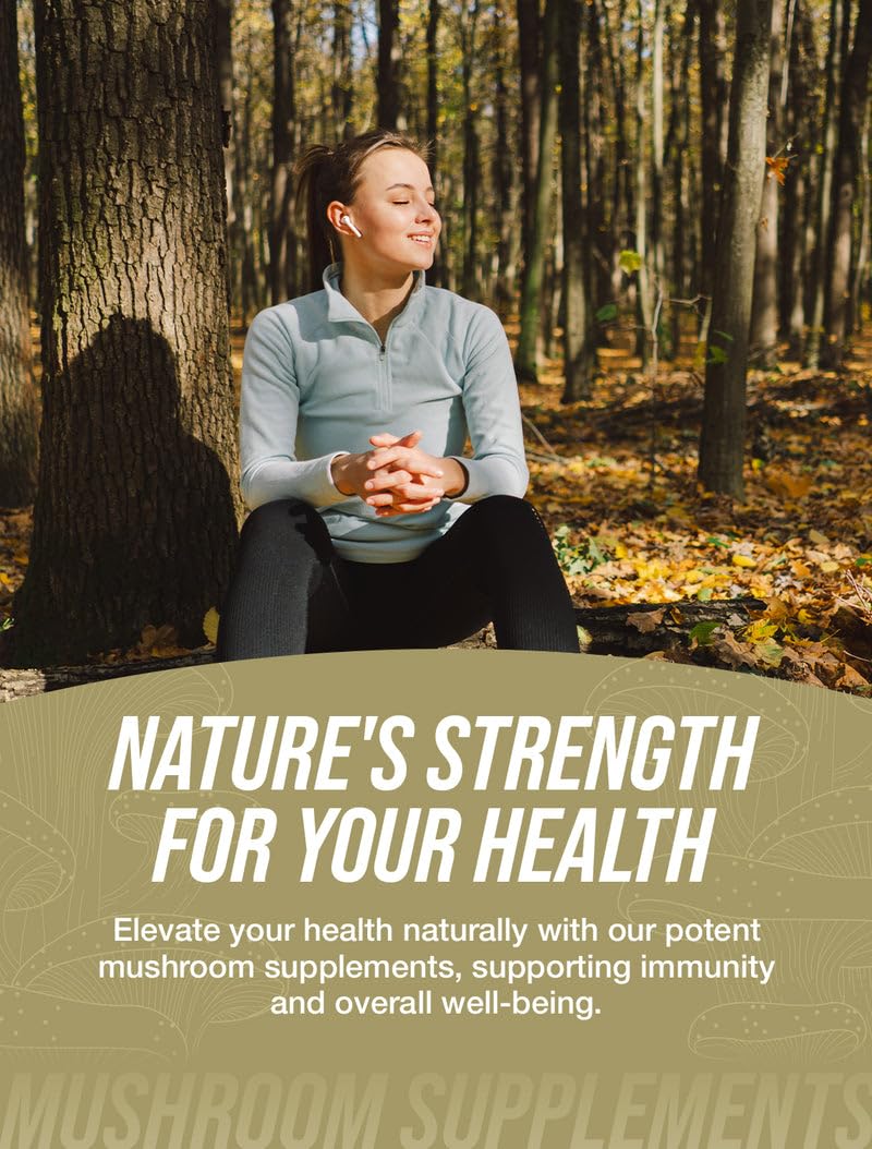Natural energy boost from mushrooms