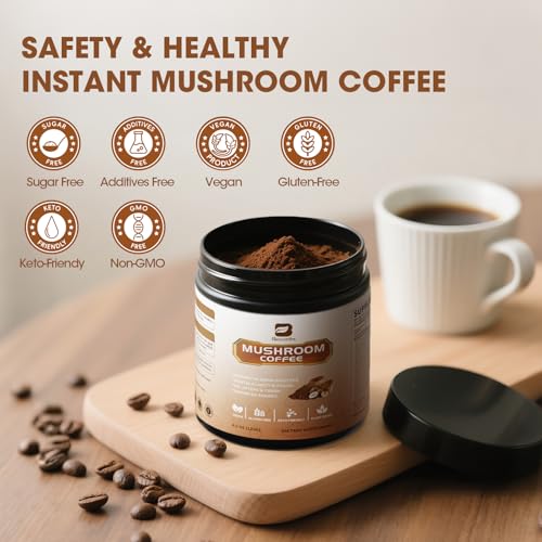 Natural energy boost from mushrooms