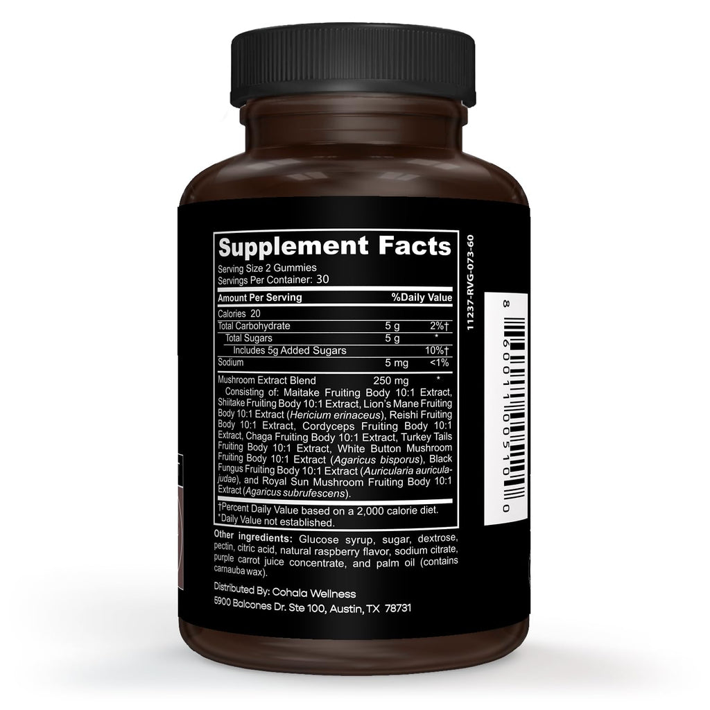 Natural energy boost from mushrooms