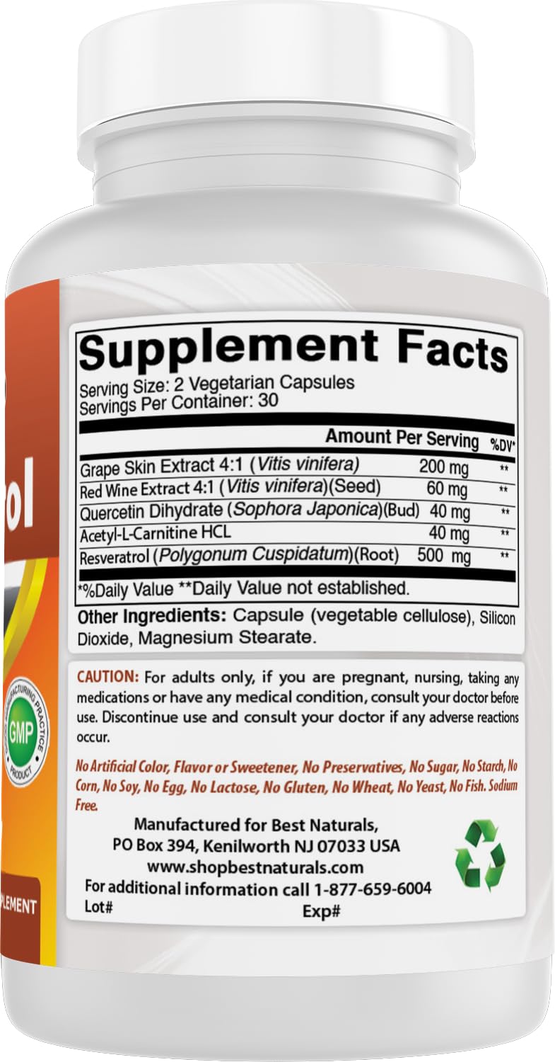 Natural energy boost from Resveratrol