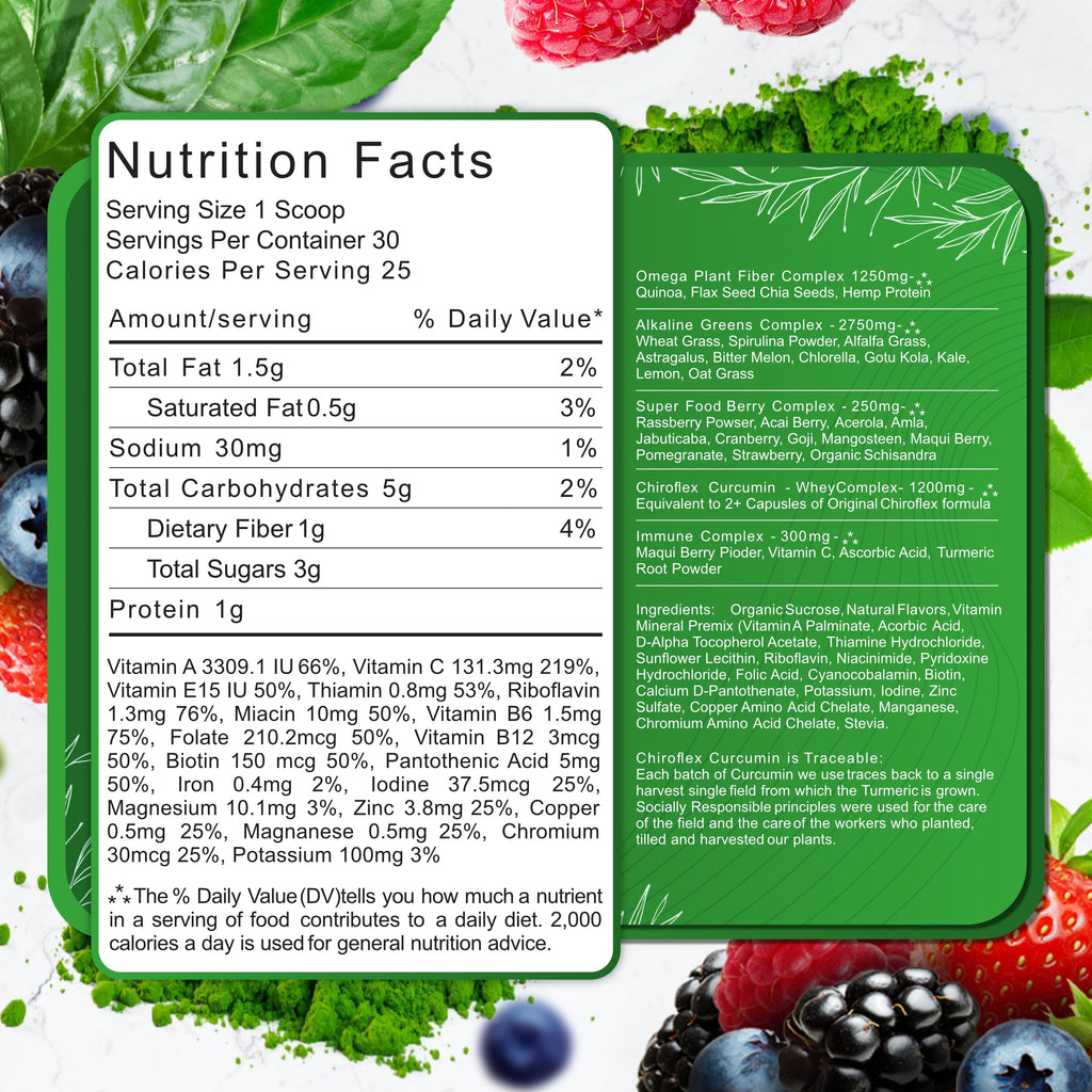 Natural energy boost from spirulina powder