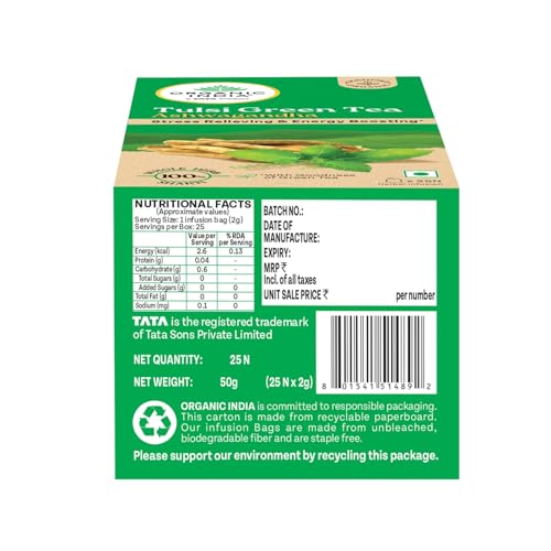 Natural energy boost from Tulsi tea