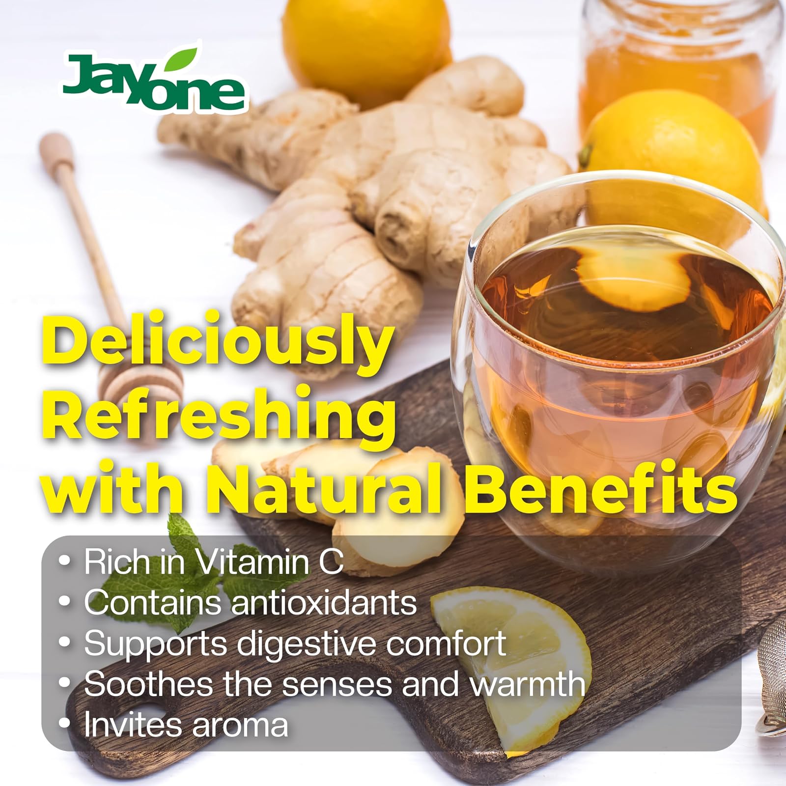 natural energy boost ginger tea