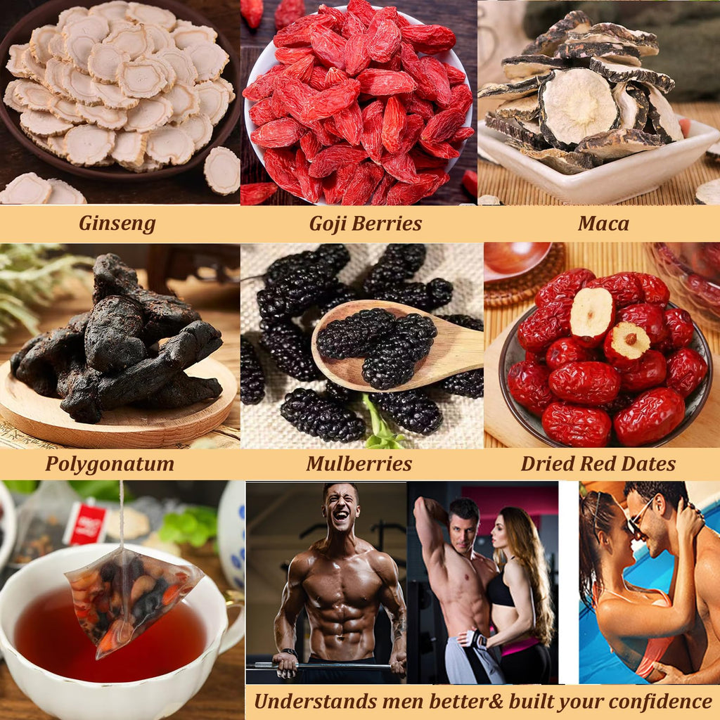 Natural energy boost ginger tea