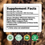 Natural energy boost ginger tea