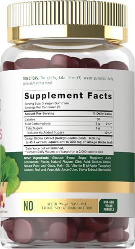 Natural energy boost Ginkgo Biloba