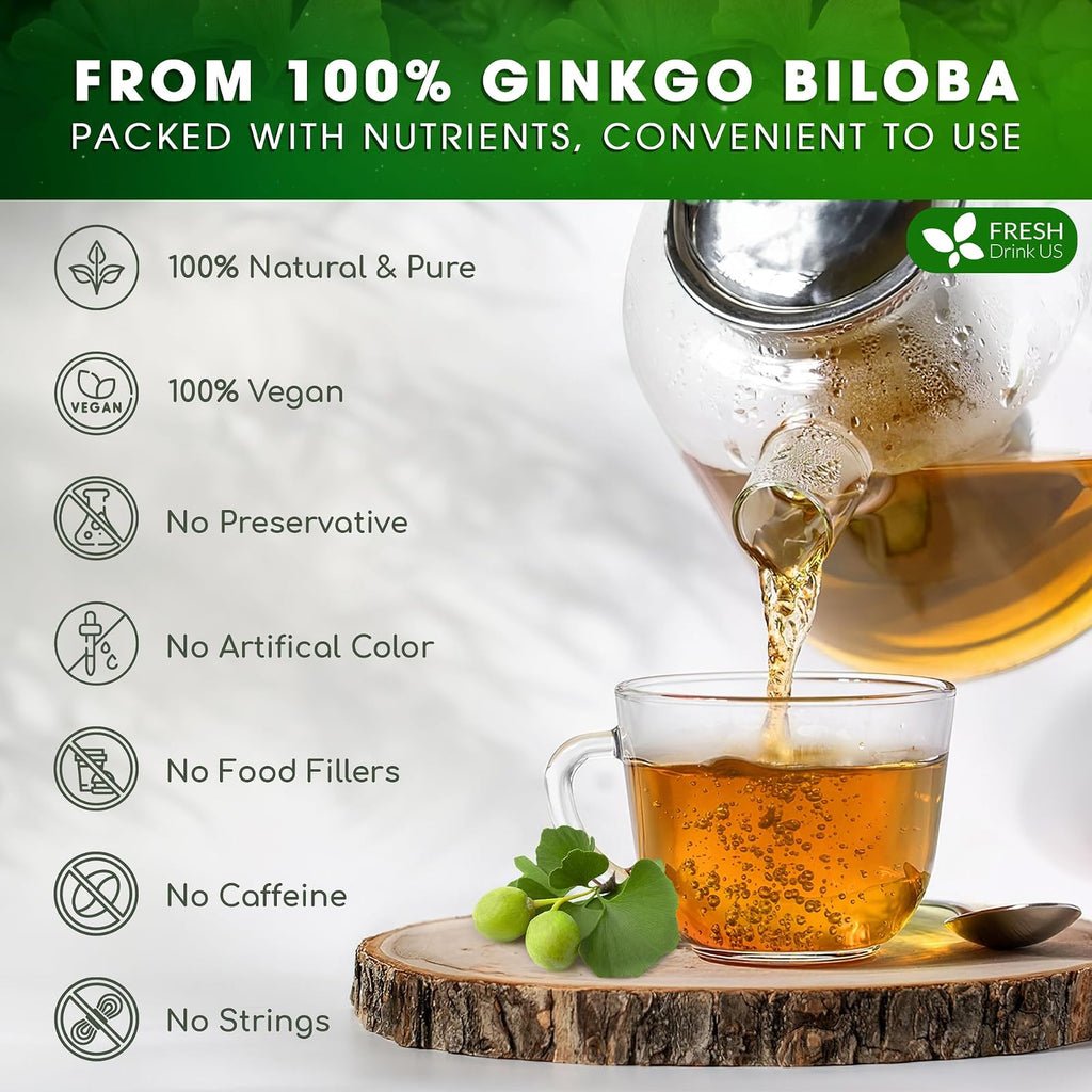 natural energy boost ginkgo tea