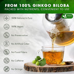 natural energy boost ginkgo tea