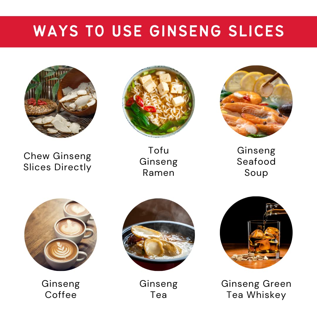 natural energy boost ginseng slices