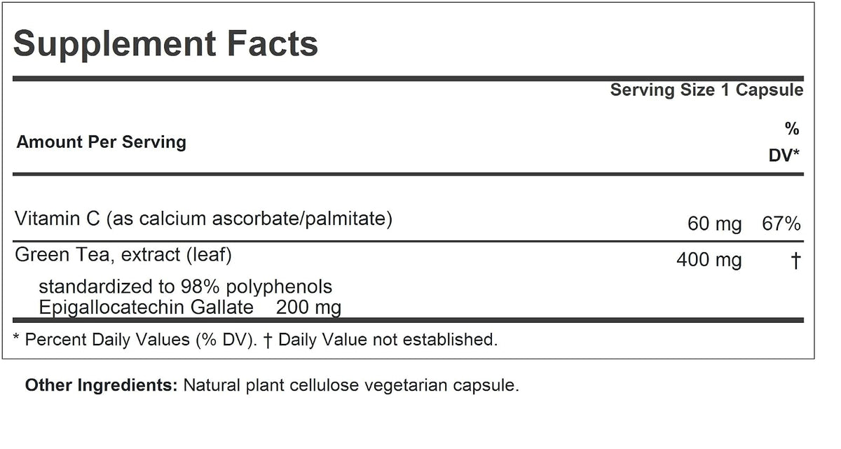 natural energy boost green tea extract