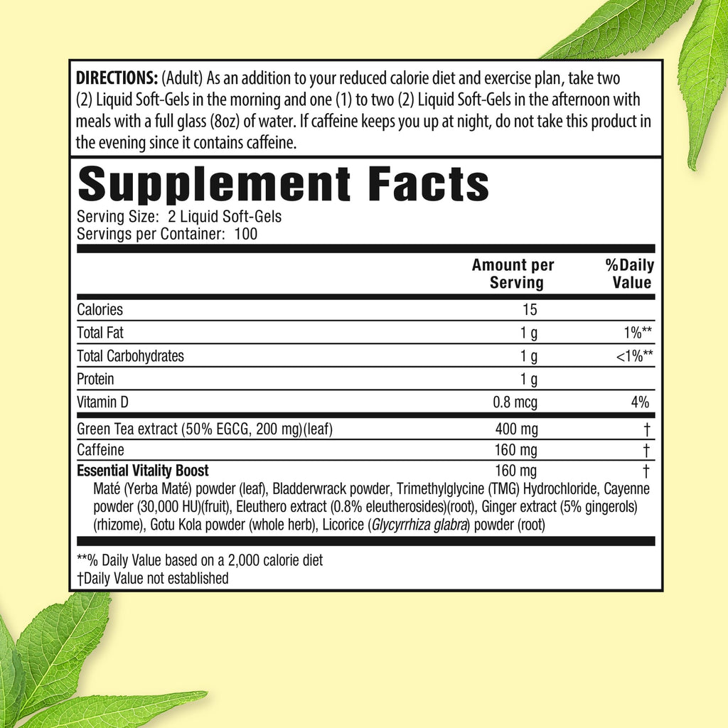 natural energy boost green tea