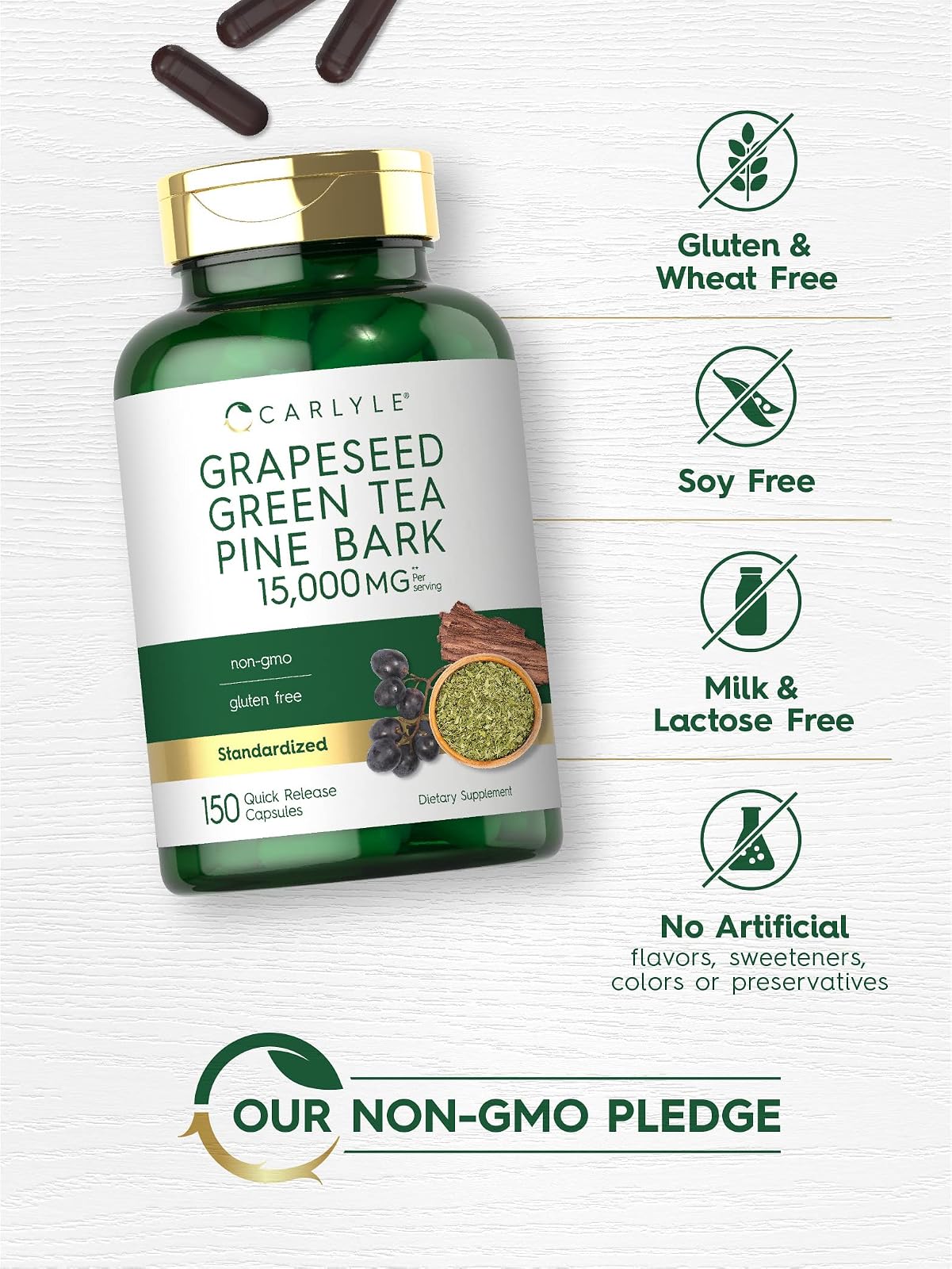 Natural energy boost green tea