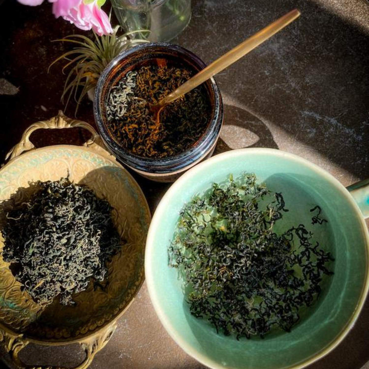 Natural energy boost herbal infusion