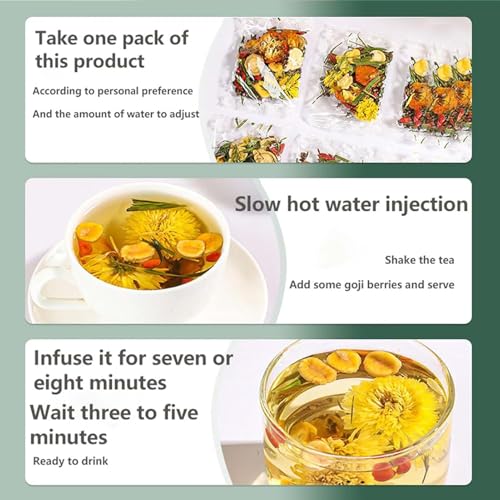 Natural energy boost herbal tea
