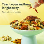 Natural energy boost herbal tea