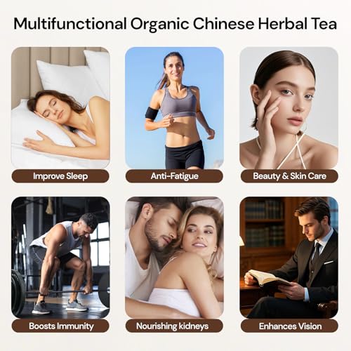 Natural energy boost herbal tea