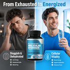 Natural energy boost hydrogen tablets
