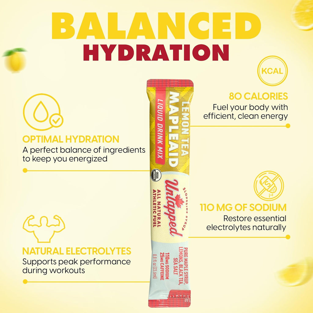 natural energy boost lemon tea