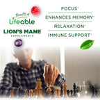 Natural energy boost Lion's Mane gummies