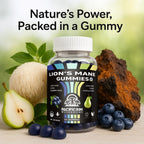 Natural energy boost Lion's Mane gummies