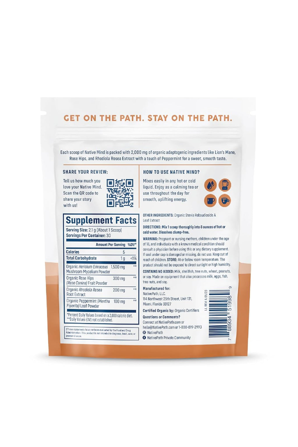 natural energy boost lion's mane