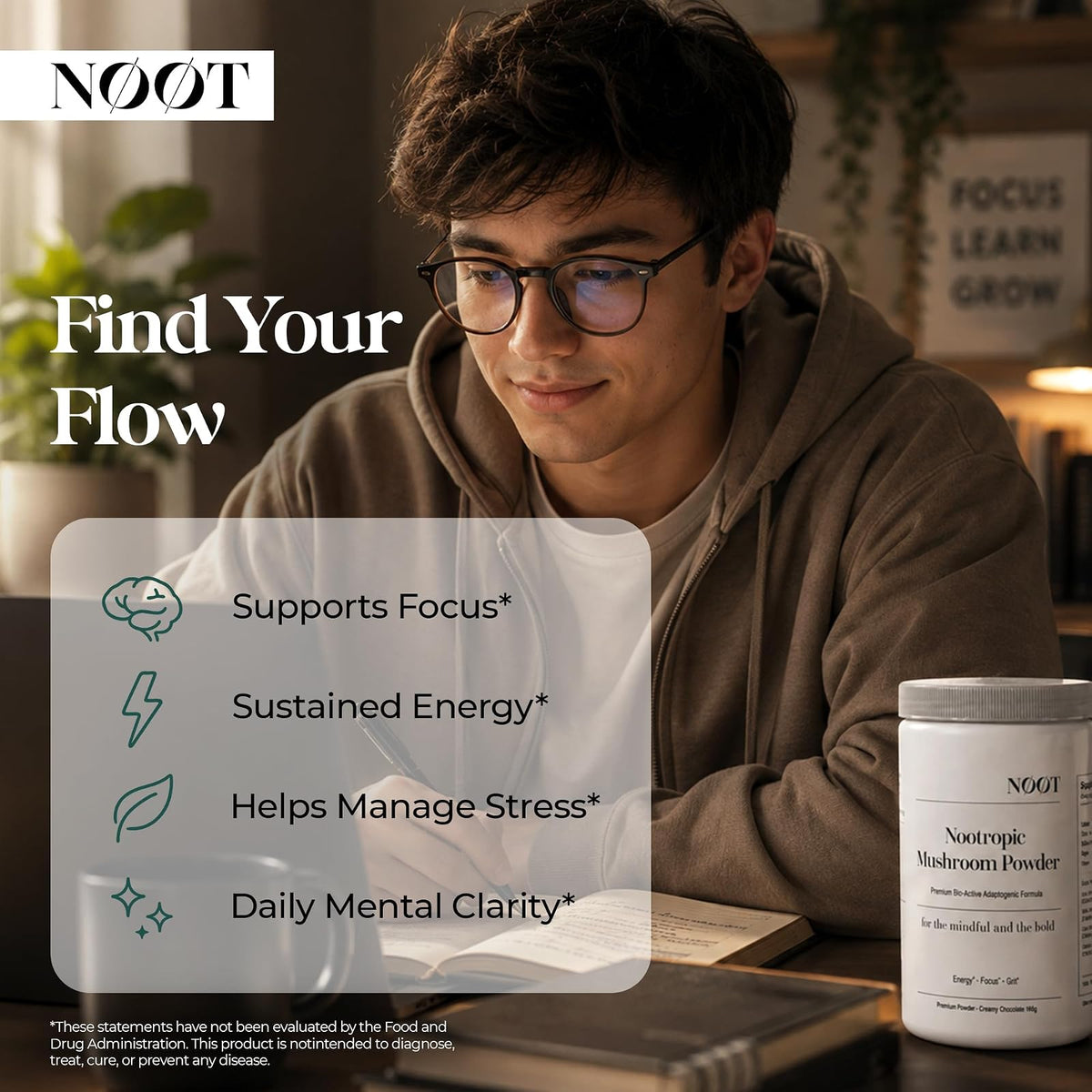 Natural energy boost Lion's Mane