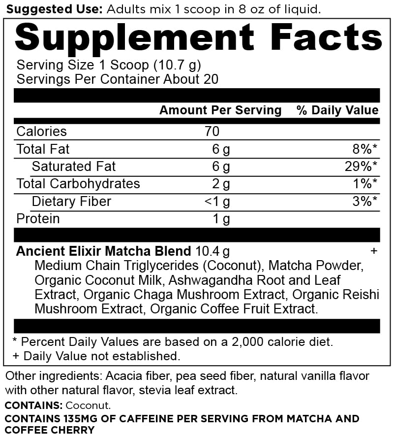 natural energy boost matcha