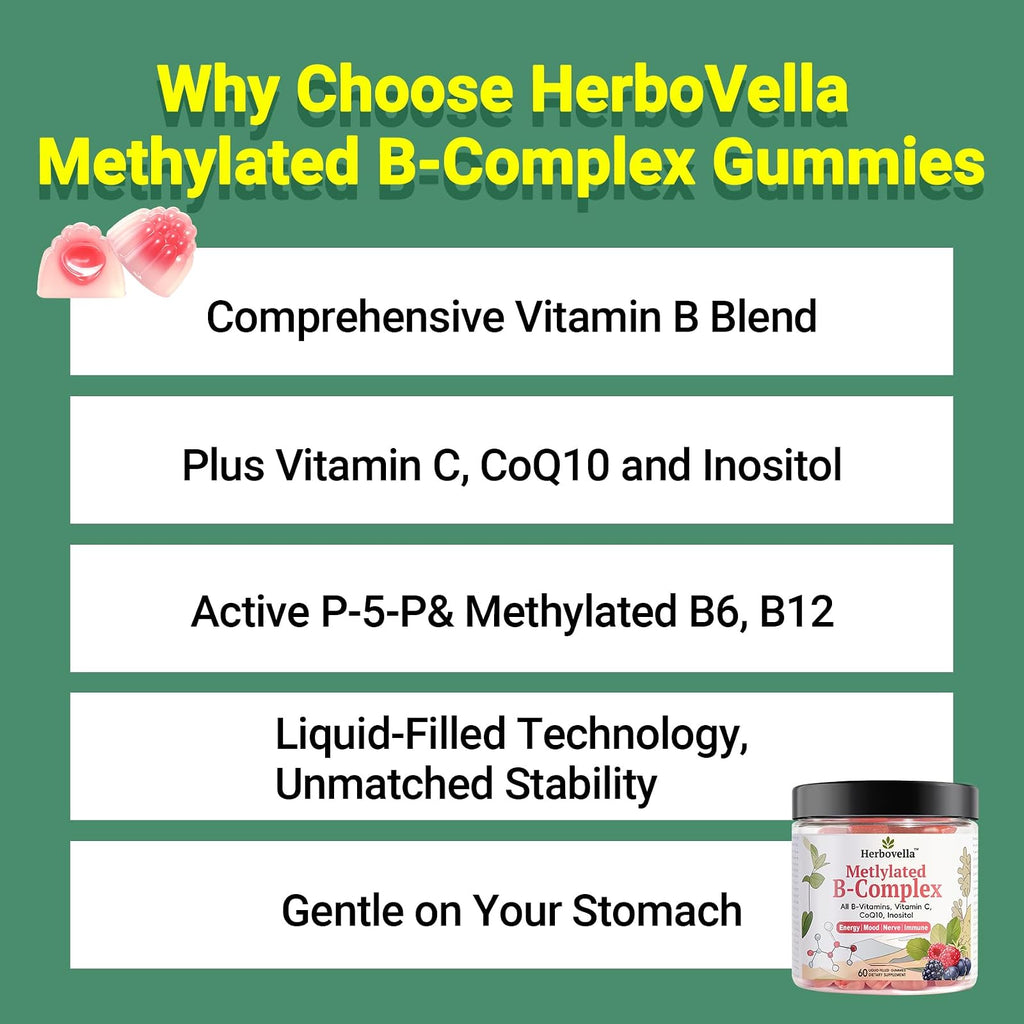 Natural energy boost Methylated B vitamins