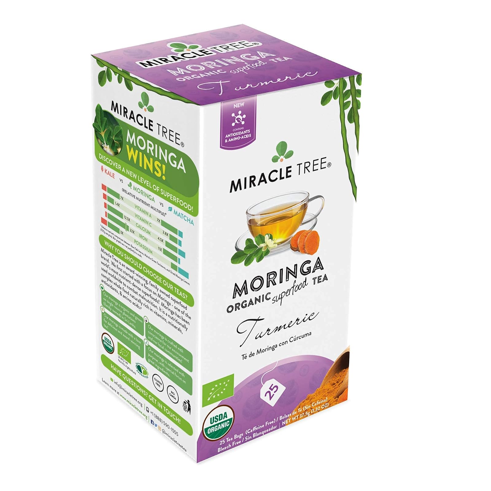 natural energy boost moringa tea
