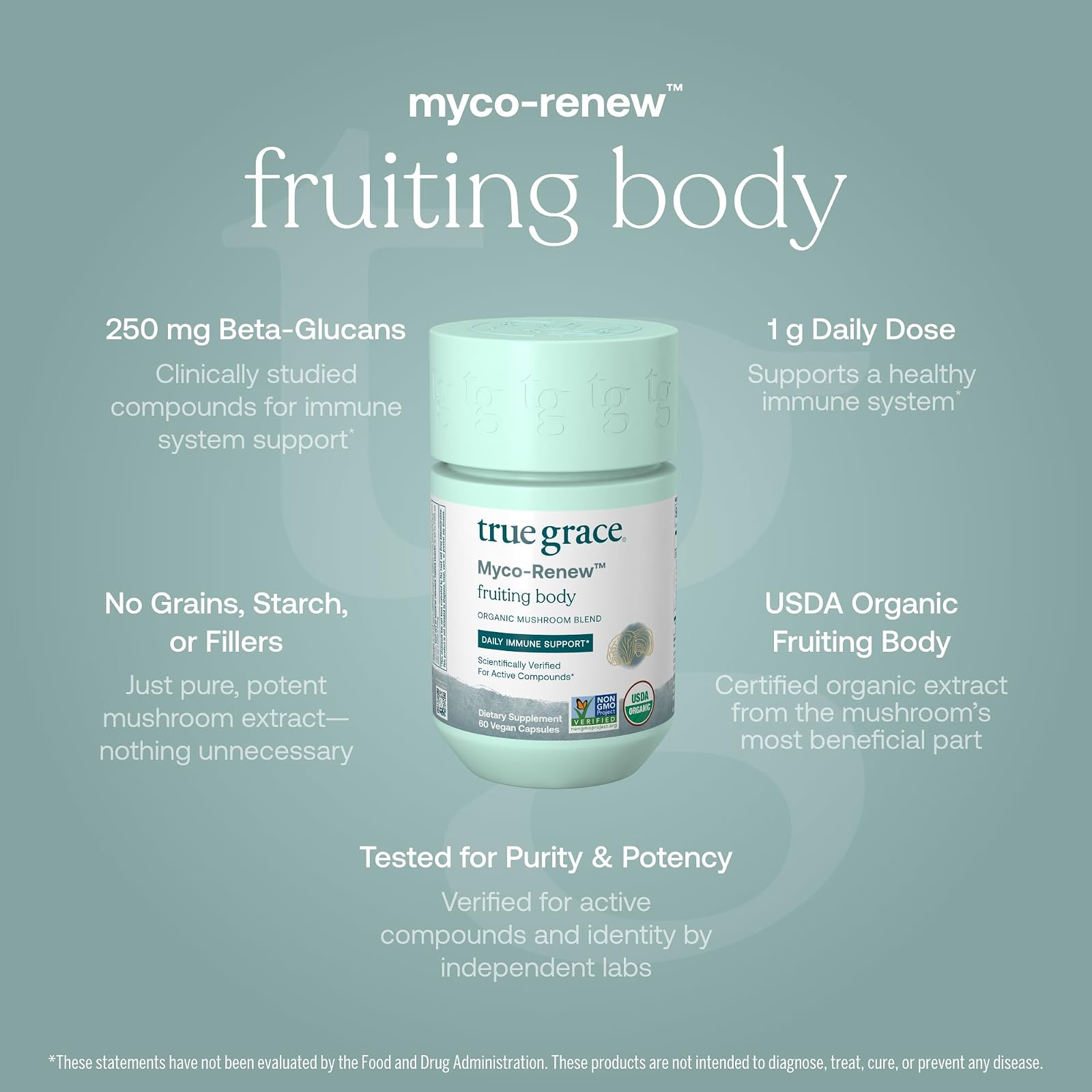 Natural energy boost mushroom blend